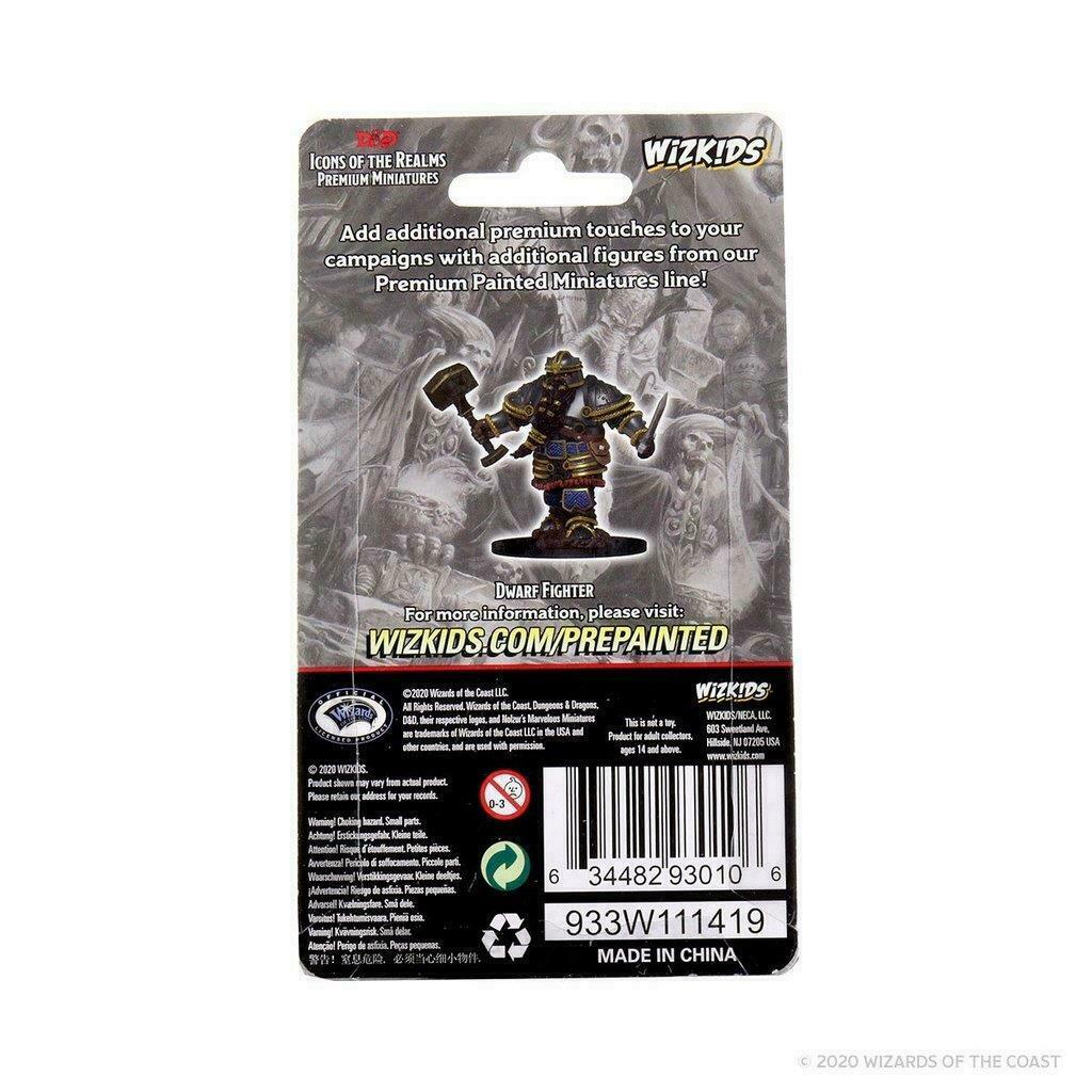 Male Dwarf Fighter Premium D&D Miniature Dungeons Dragons paladin cler ...
