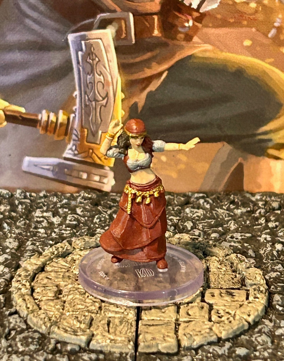 Dancing Girl D&D Miniature Dungeons Dragons Rusty Dragon Inn 11 gypsy ...