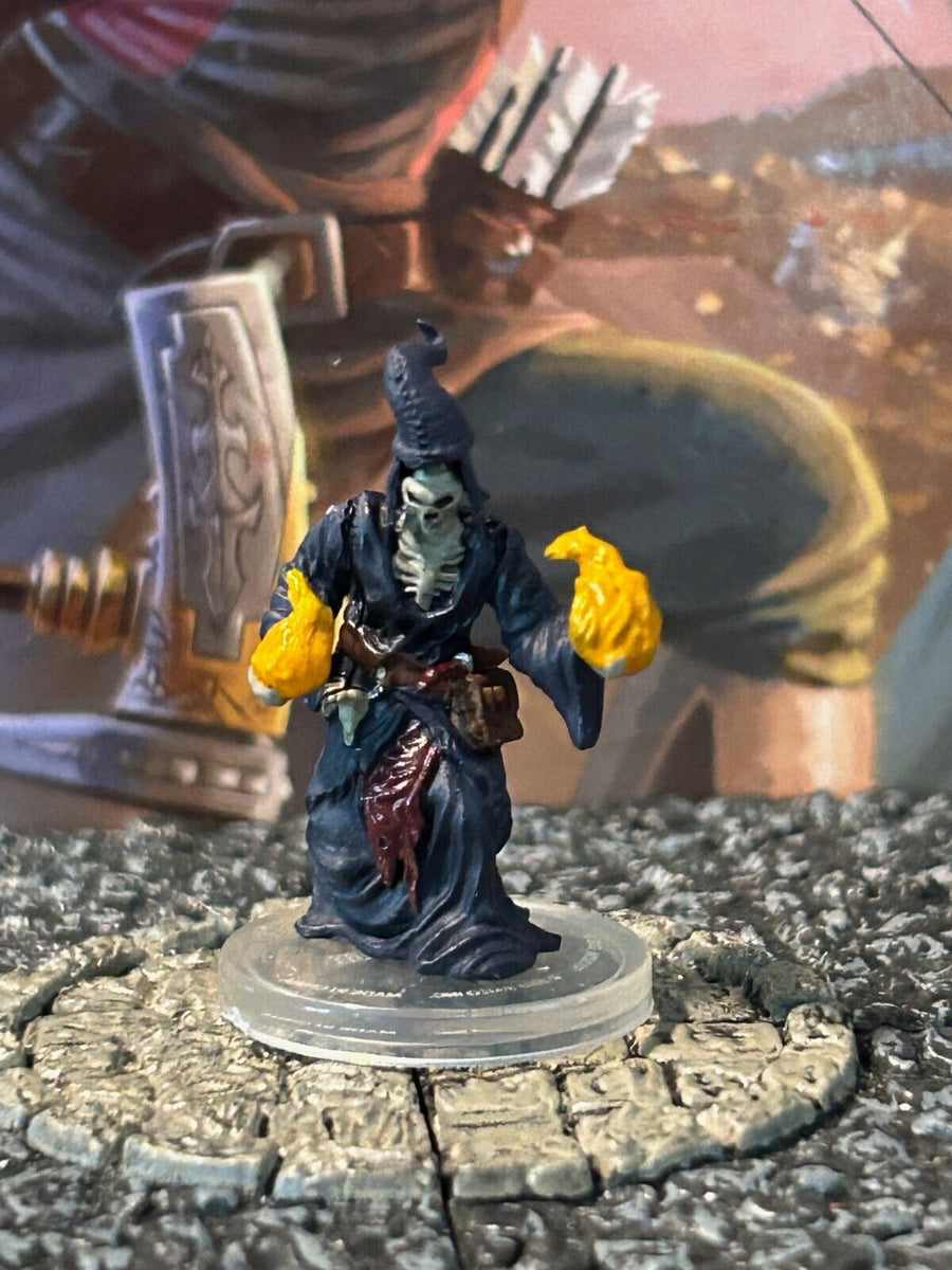 Skeletal Mage Fearsome Forces D&D Miniature Dungeons Dragons undead li ...