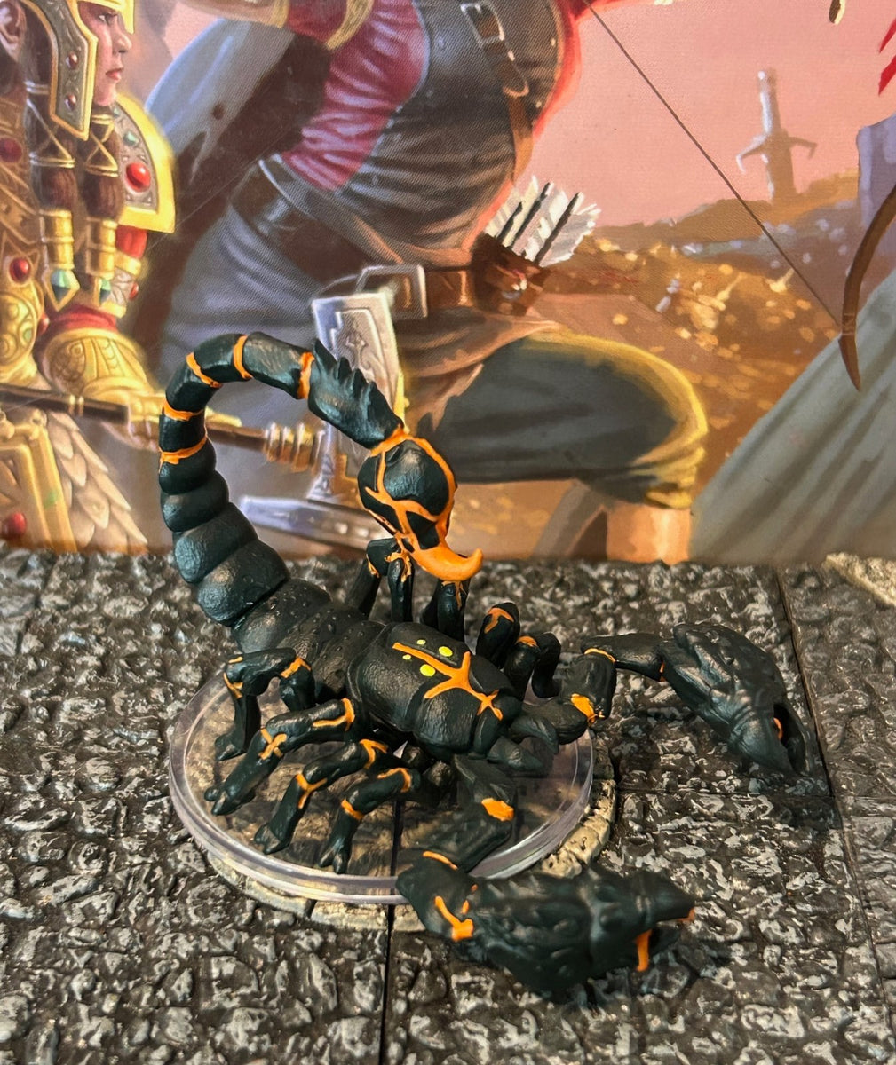 Magma Scorpion Pathfinder Planar Perils D&D Miniature Dungeons Dragons ...