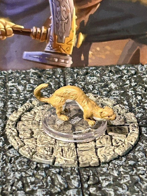 Giant Weasel D&D Miniature Dungeons Dragons Ghost Light 12 medium anim ...