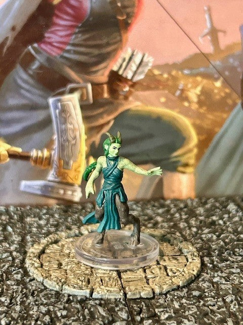 Satyr D&D Miniature Dungeons Dragons Ghost Light 35 fey druid wizard c ...