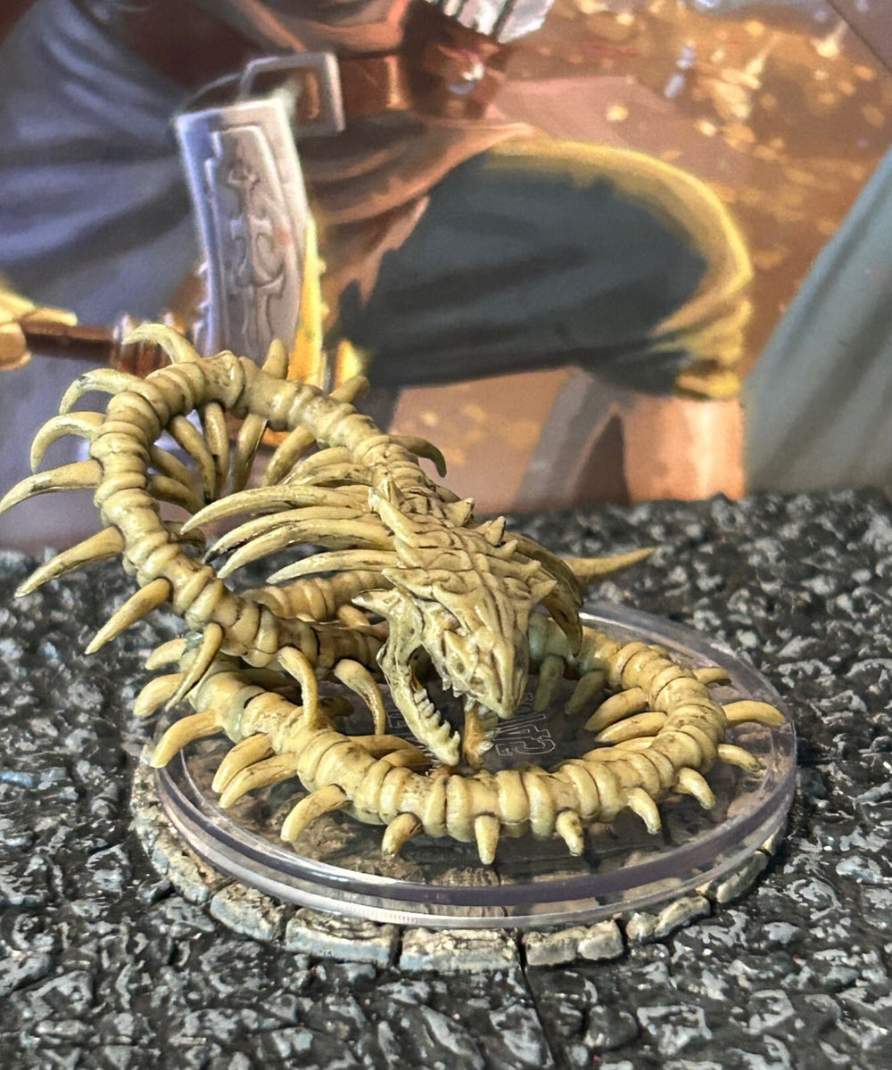 Bone Naga D&D Miniature Dungeons Dragons Boneyard large 40 undead skel ...