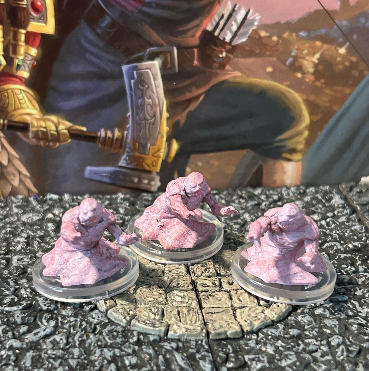 Lemure 5E x3 D&D Miniature Dungeons Dragons 50th Anniversary 1 demon f ...