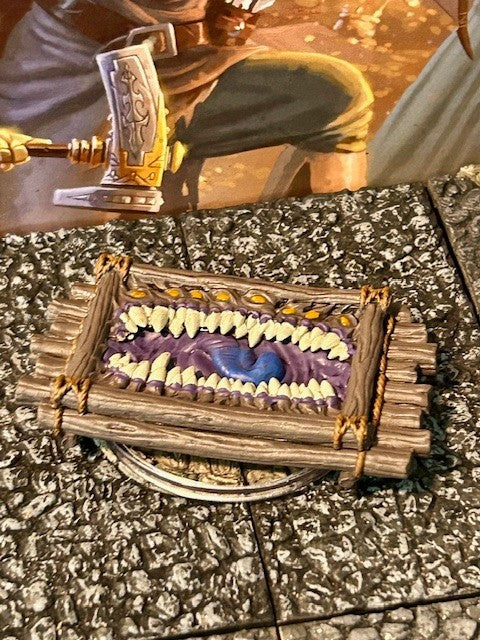 Giant Mimic Raft D&D Miniature Dungeons Dragons Ghost Light 46 trap la ...