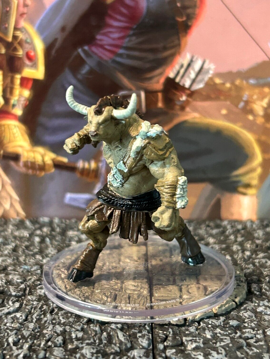 Minotaur D&D Miniature Dungeons Dragons Adventures from Baldur's Gate ...