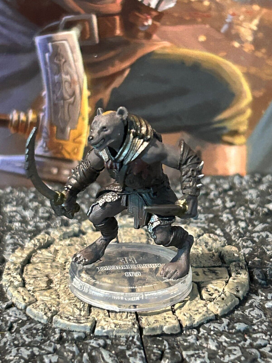 Kholo Sergeant Pathfinder Fearsome Forces D&D Miniature Dungeons Drago ...