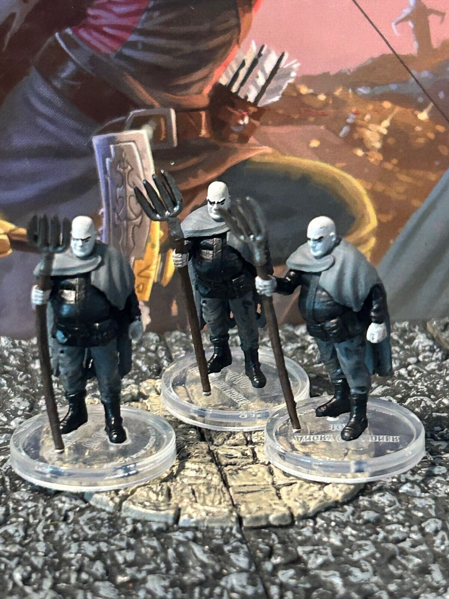 Angry Commoner 3 Pk D&D Miniature Dungeons Dragons Vecna Eve of Ruin 1 ...
