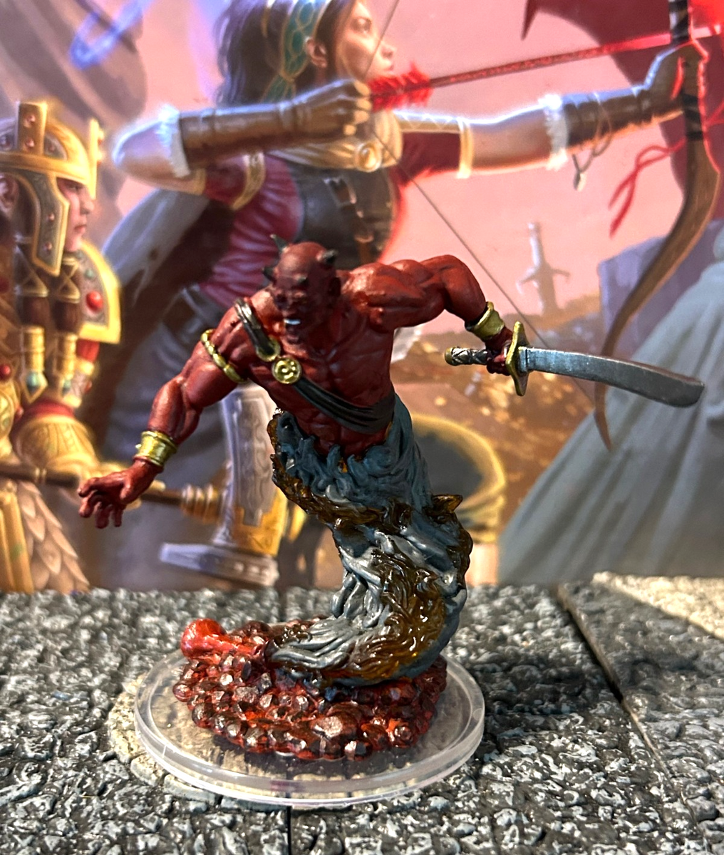 Efreeti 5E D&D Miniature Dungeons Dragons 50th Anniversary 48 large fi ...