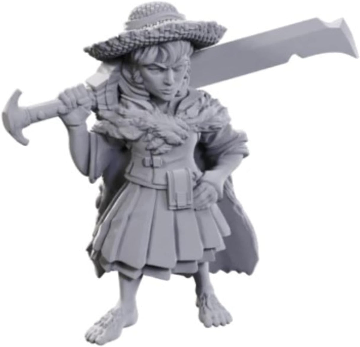 Female Halfling Magus Low Lev Deep Cuts D&D miniature Dungeons Dragons ...