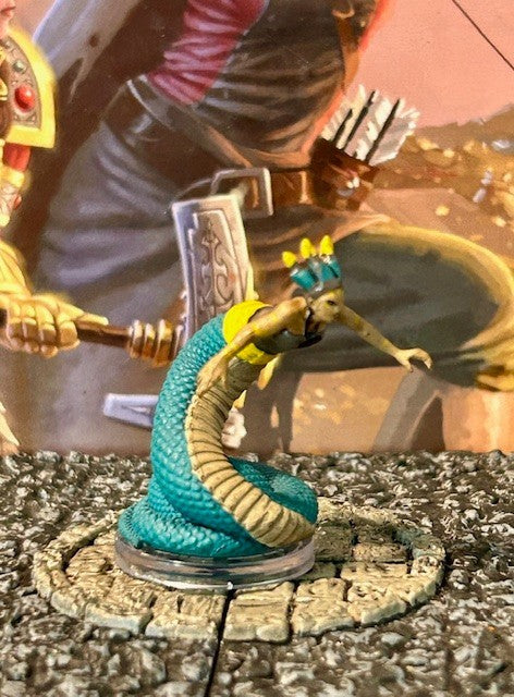 Yuan Ti Malison Type 3 D&D Miniature Dungeons Dragons Ghost Light 37 p ...