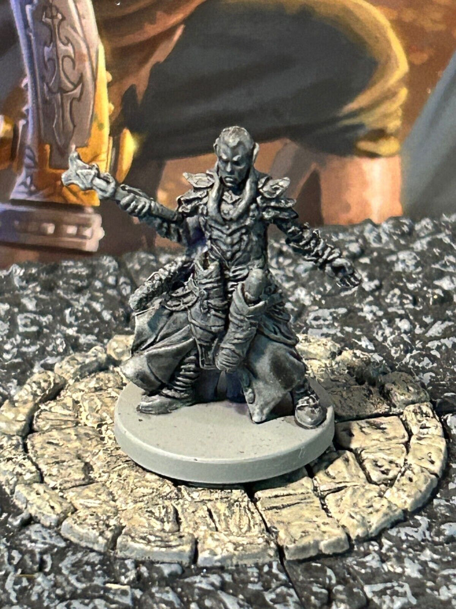 Drow Elf Wizard Legend of Drizzt D&D Miniature Dungeons Dragons sorcer ...