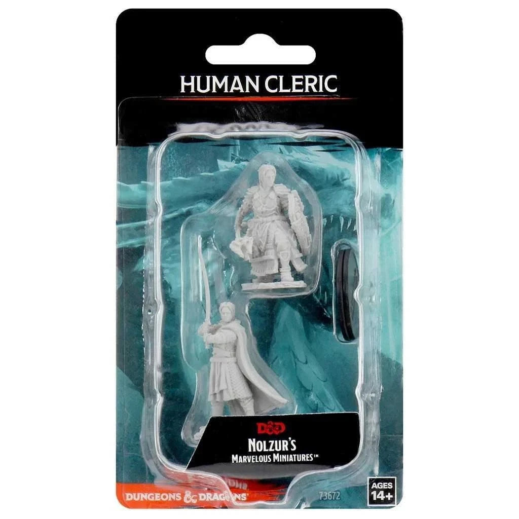 Male Human Cleric 2 pack Nolzur's D&D miniature Dungeons Dragons unpai ...