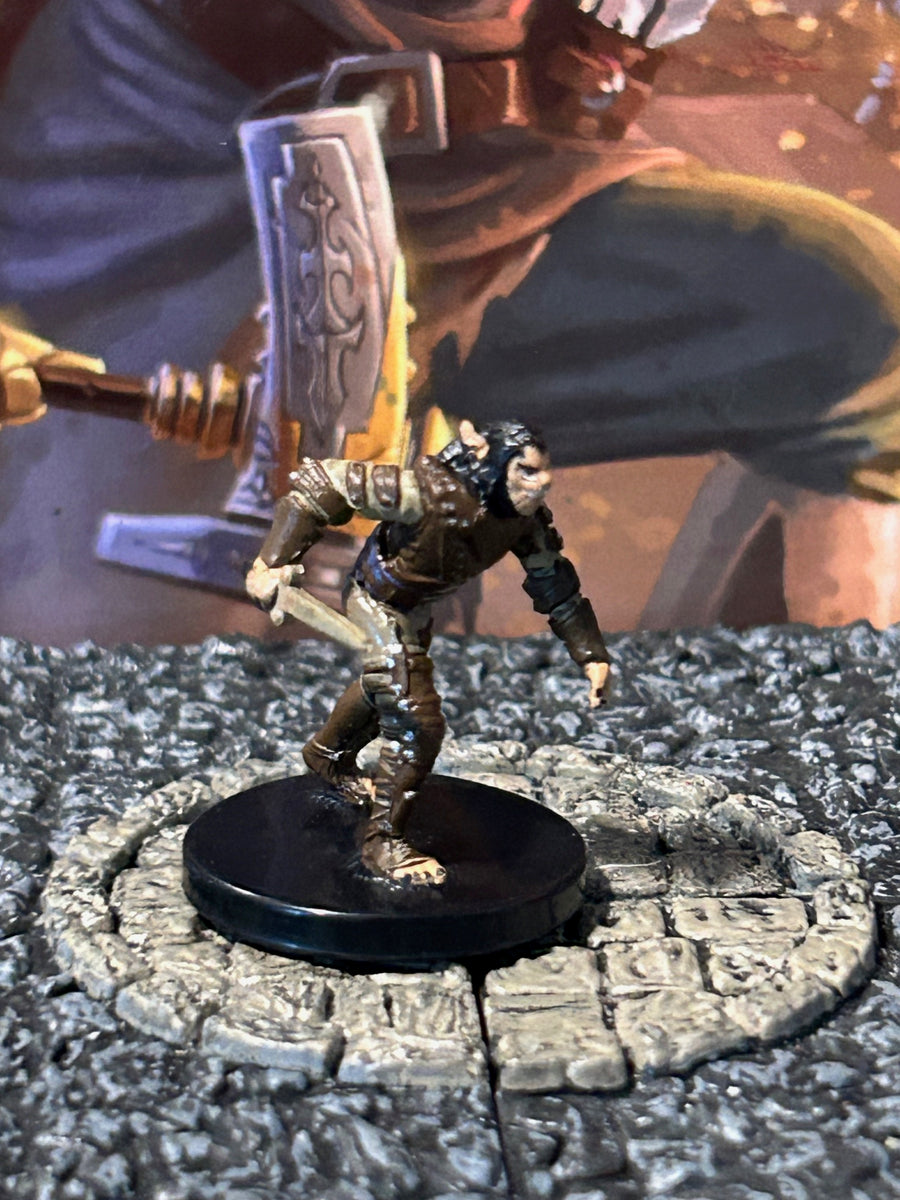 Shifter Rogue D&D Miniature Dungeons Dragons Eberron Last War monk fig ...
